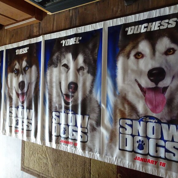Disney | Art | Snow Dogs A Walt Disney Movie Banner With Demon Diesel ...